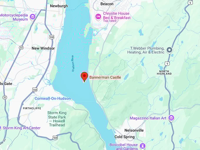 16. bannerman castle map