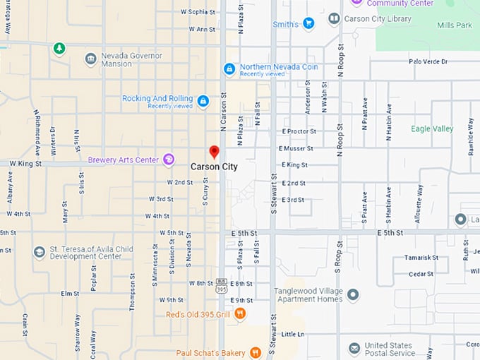 16. carson city map