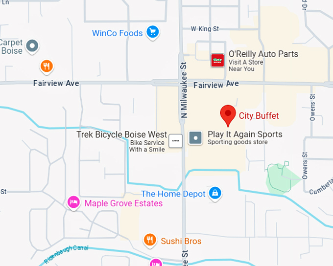16. city buffet map