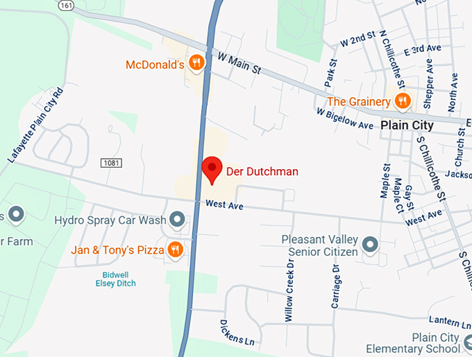 16. der dutchman restaurant map
