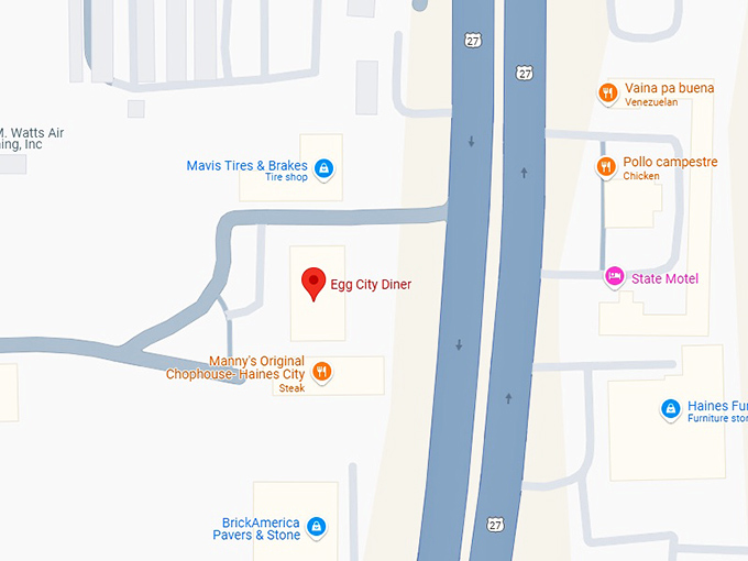 16. egg city diner map