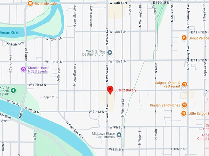 16. juarez bakery map