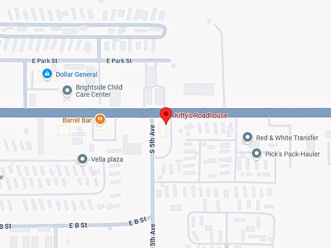16. kitty's roadhouse map