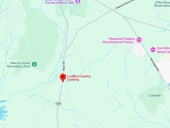 Lucille's country cooking map
