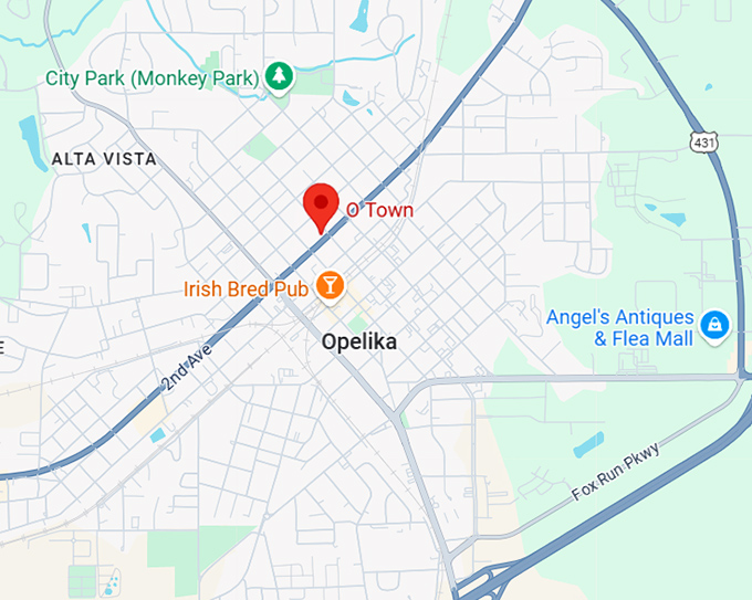16. o town map