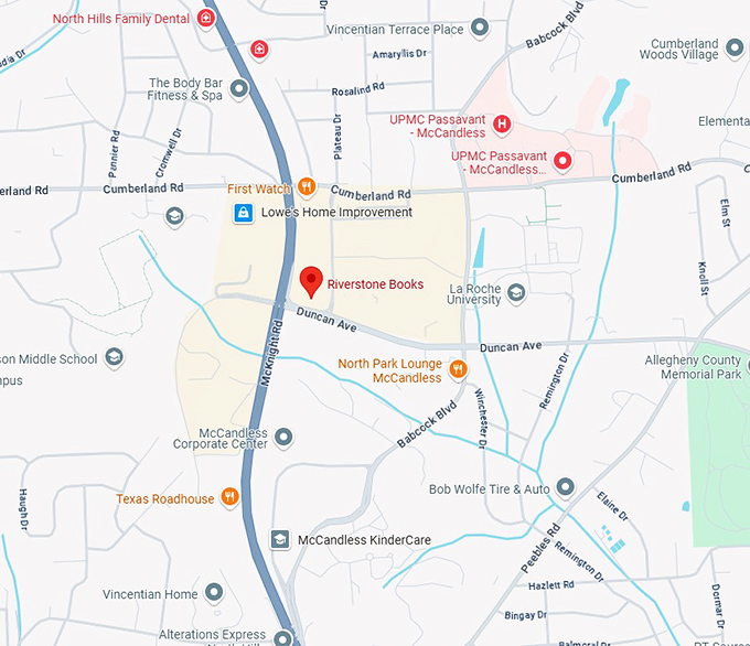 16. riverstone books map
