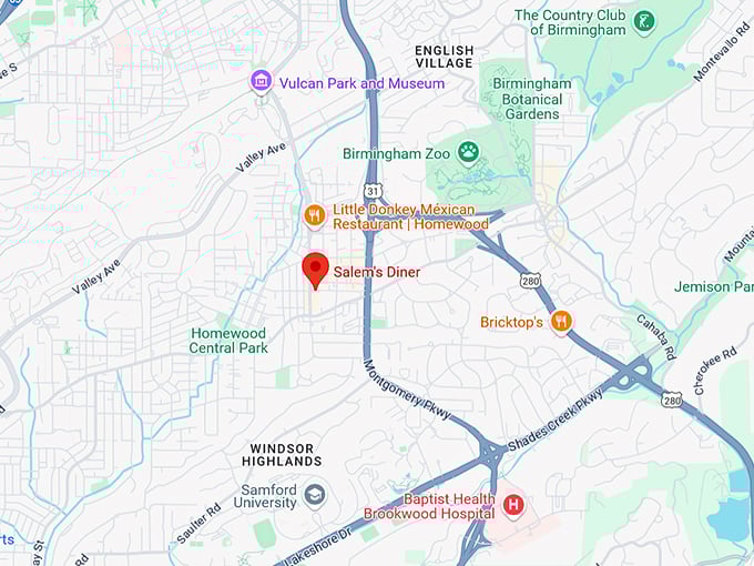 16. salem's diner map