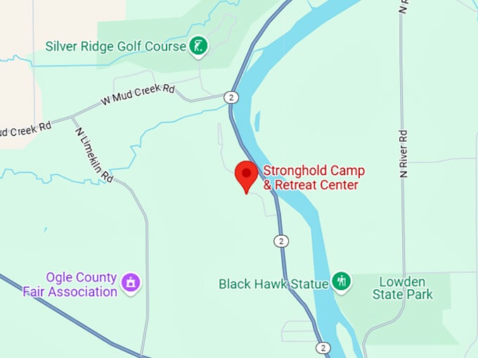 16. stronghold camp & retreat center map