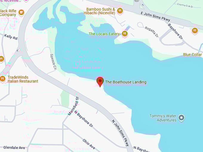 16. the boathouse landing map