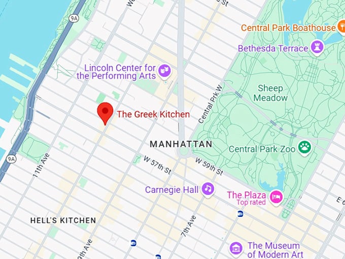16. the greek kitchen map