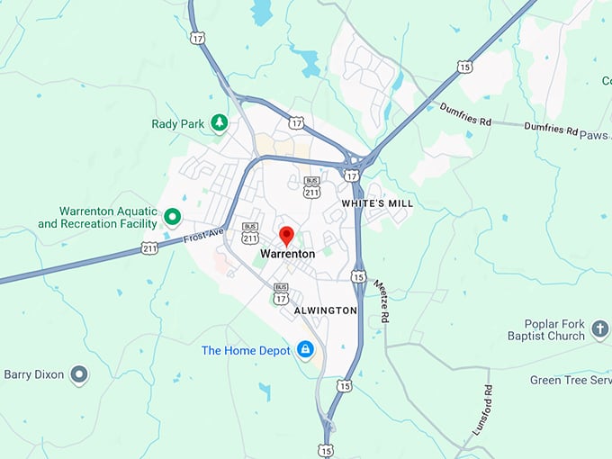 warrenton map