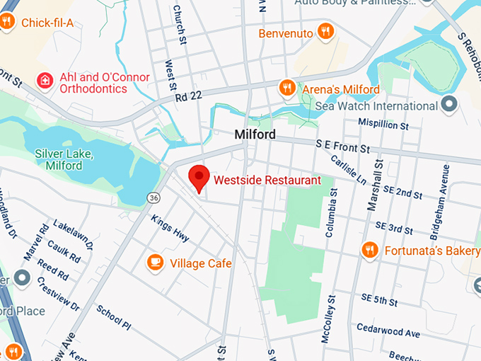 16. westside restaurant map