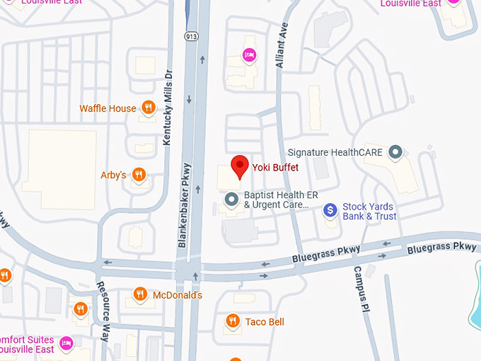 16. yoki buffet map