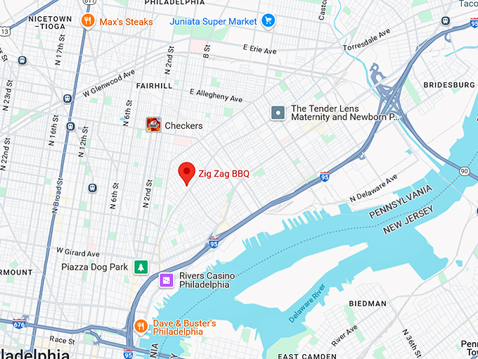 16. zig zag bbq map