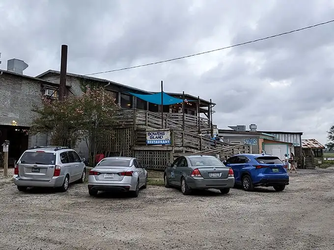 Bowens Island Restaurant: The weathered wooden exterior isn't just a look—it's a seafood diary with chapters of deliciousness written by decades of hungry visitors.