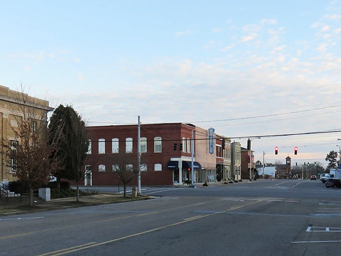 Downtown Cullman's brick buildings stand like sentinels of Southern charm. Small-town magic with big-time affordability for retirees on a budget.