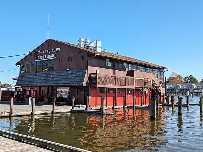The Crab Claw: Where your seafood literally sits on the water before it sits on your plate. Those stilts aren't just for show!