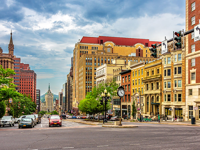 Downtown Albany's charming streets blend old-world character with affordable city living—proof that state capitals aren't just for politicians!