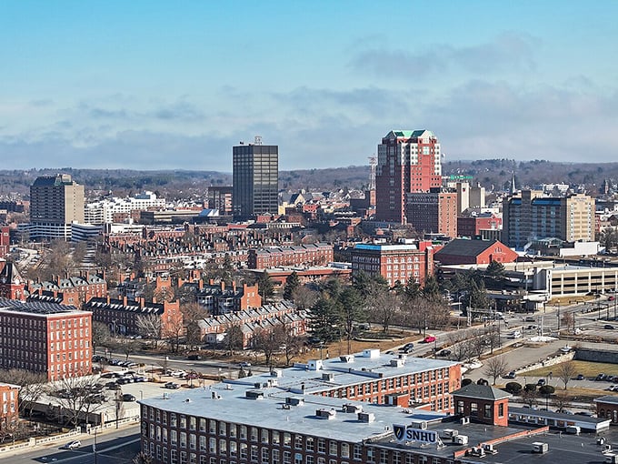 Manchester's skyline tells the story of its industrial past and vibrant present. Those mill buildings now house everything from apartments to tech startups!
