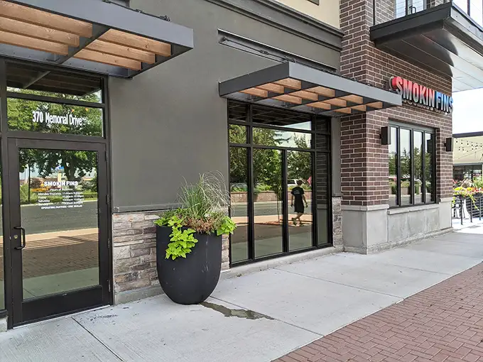 Step into Smokin Fins and leave landlocked Idaho behind – their contemporary space is the perfect backdrop for seafood that travels farther than most people's vacation photos.