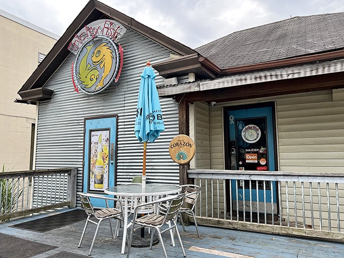 That cheerful fish logo says it all – this Charleston gem doesn't need fancy frills when the seafood speaks such delicious volumes.