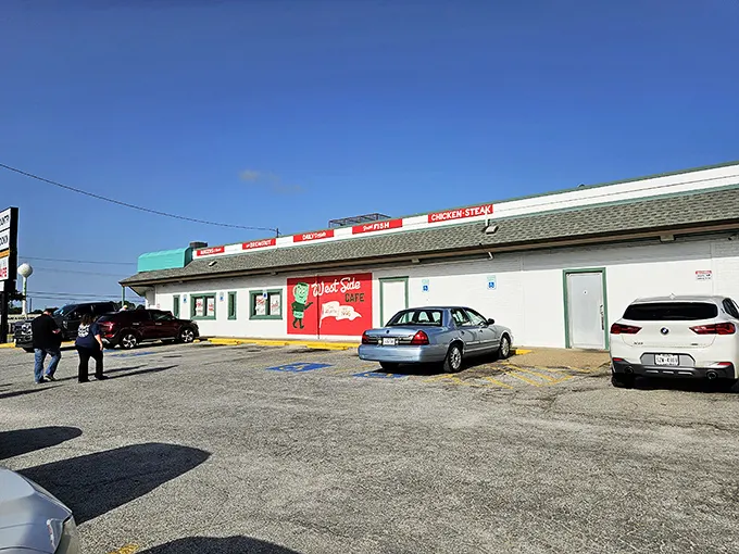 That classic red and white exterior isn't just retro charm—it's a beacon for breakfast lovers who know where the real morning magic happens.