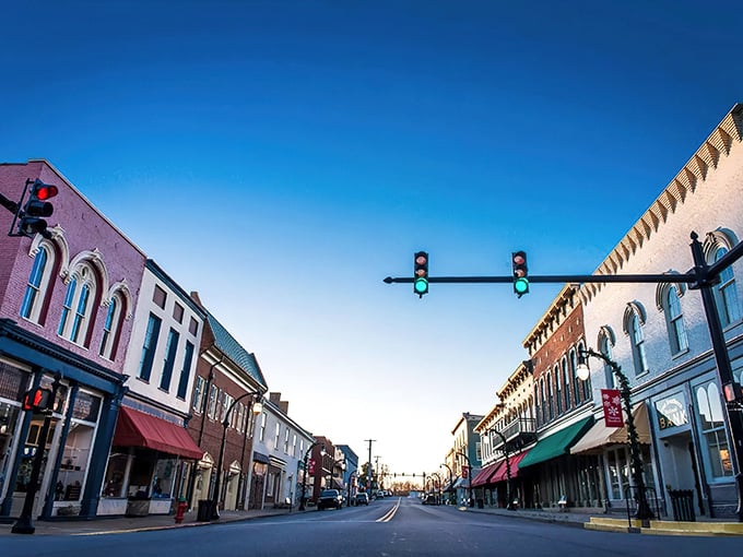When the sky is this blue against historic facades, you realize why some places are meant to be experienced at human speed, not highway speed.