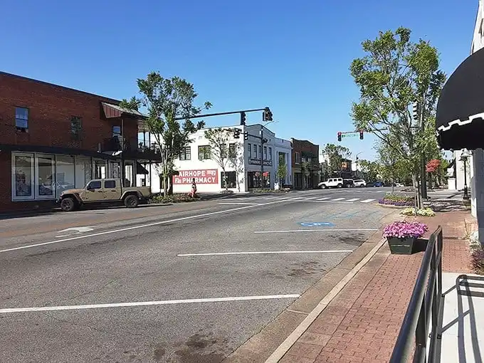 Downtown Fairhope's brick sidewalks and flower-filled planters aren't just for show—they're daily reminders that slowing down is actually life's secret fast lane.