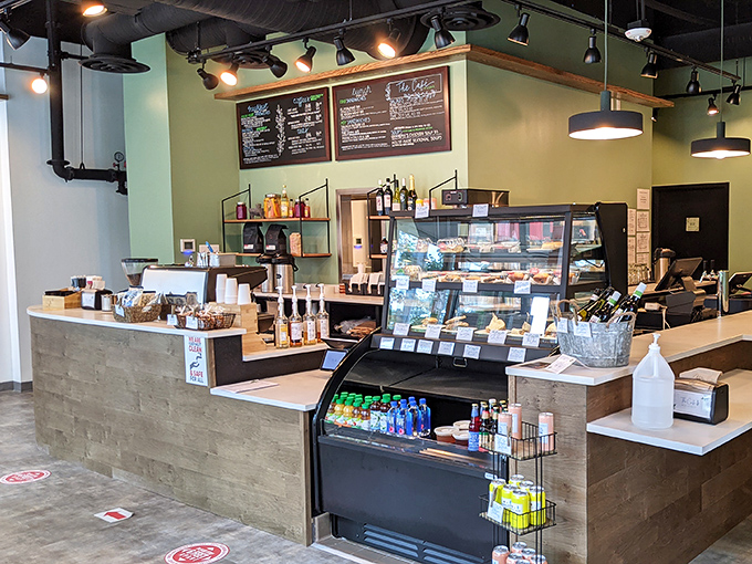Green walls and industrial-chic vibes create the perfect backdrop for chicken that's about to change your life.