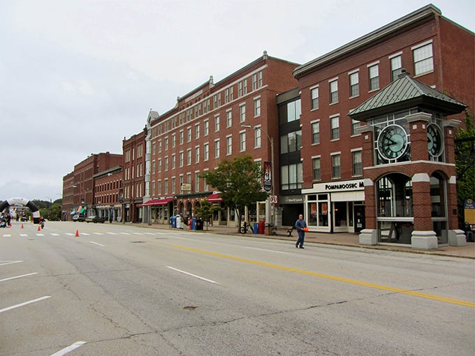 Concord's beautiful brick architecture gives the capital city its distinctive character. Walking these streets feels like stepping through New Hampshire history.