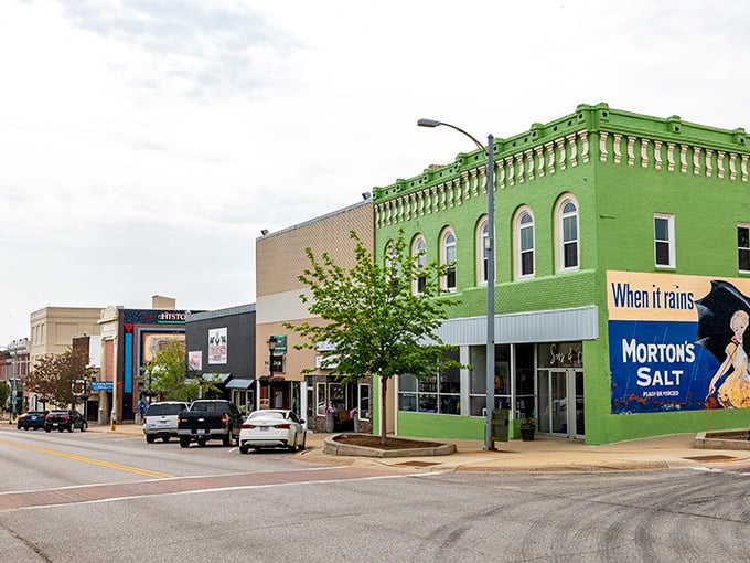 Nebraska City's historic downtown could be a movie set, but these brick beauties are the real deal, standing tall for generations. 