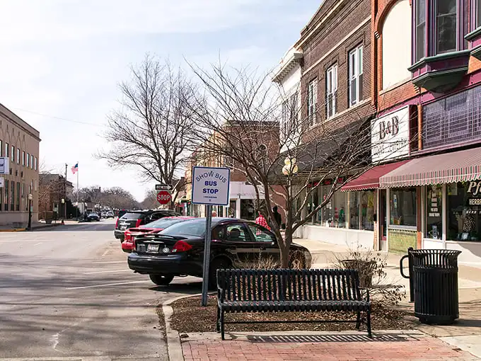 Pontiac's colorful storefronts welcome you like old friends who never ask to borrow money—perfect for preserving that Social Security check!