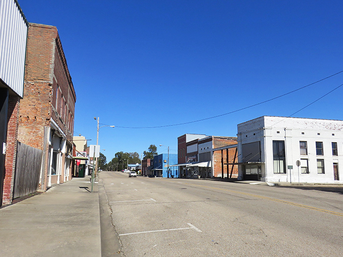 Rector's Main Street whispers of simpler times – brick buildings standing proudly as they have for generations.