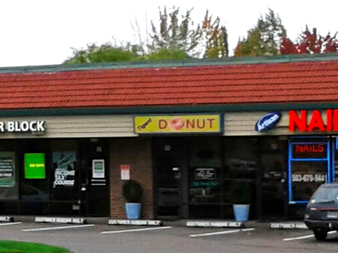 Simple blue sign, extraordinary treats inside. Sometimes the best food comes from places that spent their budget on ingredients, not interior design.