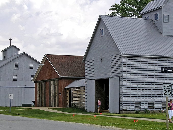 Simple, sturdy, and built to last—these Amana Colony structures tell stories that Instagram filters can't capture.