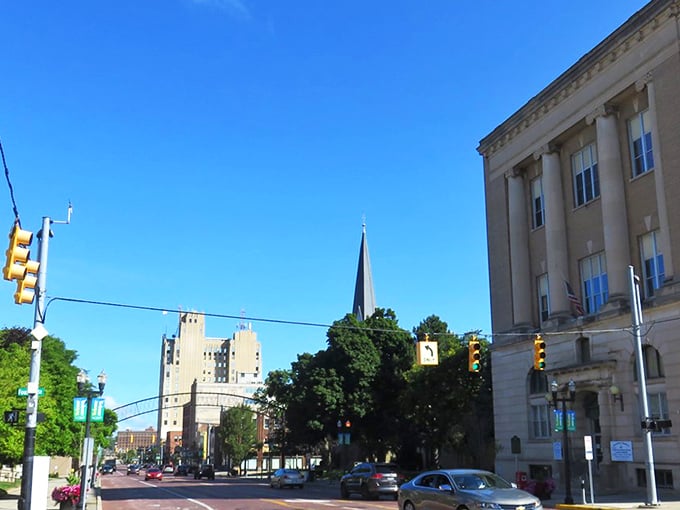 These colorful storefronts in Flint aren't just pretty—they represent some of Michigan's most affordable urban living options.