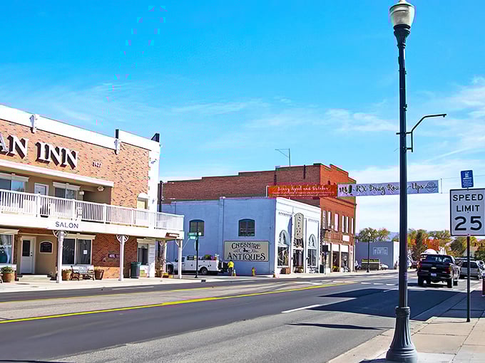 Gardnerville's historic downtown maintains its western character – a place where the pace slows and conversations with neighbors still matter.
