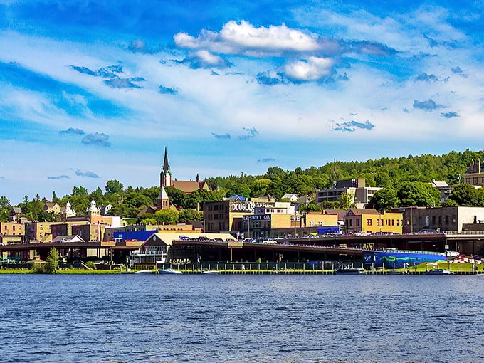 The Upper Peninsula's best-kept secret: Houghton's affordable living comes with views that millionaires would envy. Just add coffee!