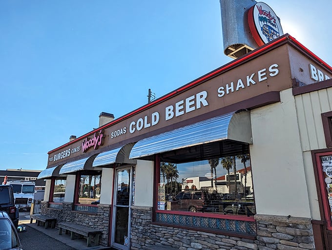 Woody's Diner: "Cold Beer Shakes" might be the three most beautiful words in the English language after "breakfast all day."
