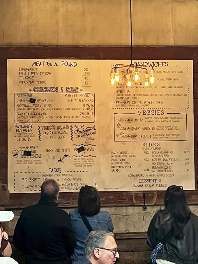 The menu board at Hometown is like a treasure map where X marks the spot for your next food obsession.