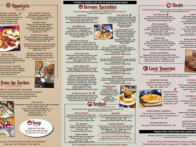 Reading this menu is like planning a delicious expedition through Bavaria. The "Wurst Sampler" isn't an insult—it's your ticket to sausage paradise.