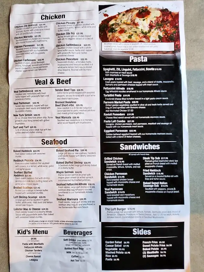 This menu isn't just a list of dishes – it's a roadmap to happiness with Italian coordinates that never lead you astray.