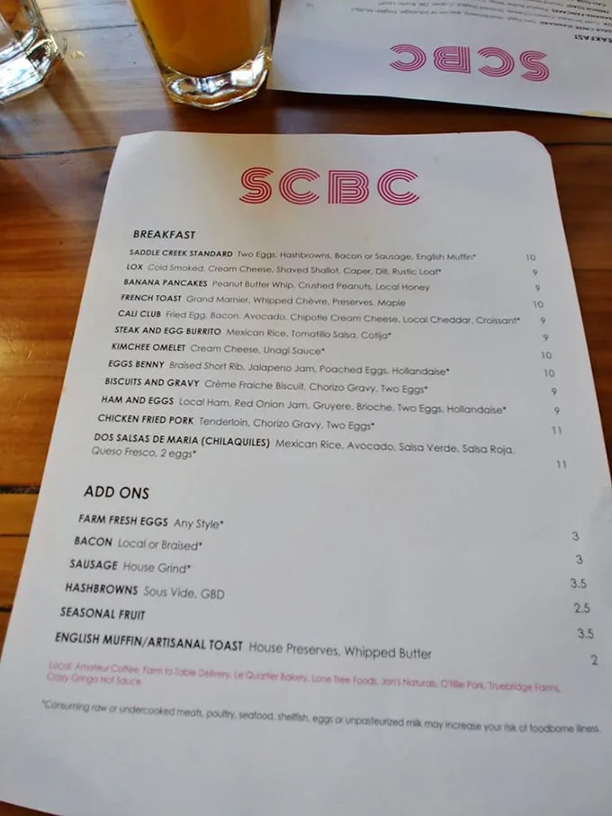 A menu that reads like poetry—banana pancakes with peanut butter whip, braised short rib eggs benny—this isn't your grandpa's breakfast joint.