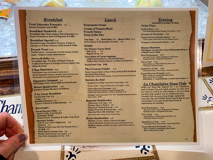 This menu isn't just a list of food—it's a passport to flavors that make you question why you ever settled for drive-thru breakfast.