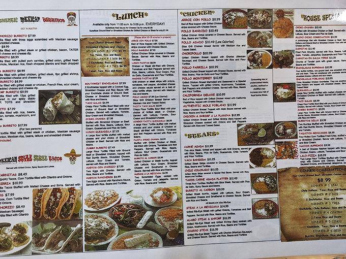 A menu this extensive should come with a map and a tour guide. Decision paralysis has never been so delicious—good luck choosing just one thing!