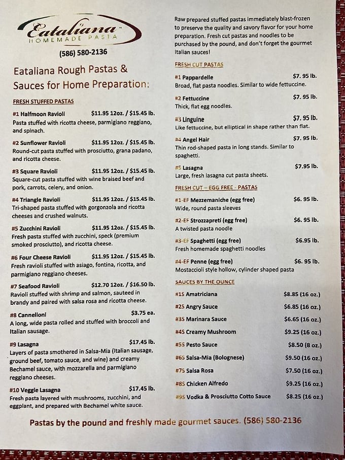 A menu that reads like Italian poetry. Each handcrafted pasta variety promises a different journey through Italy's culinary landscape.