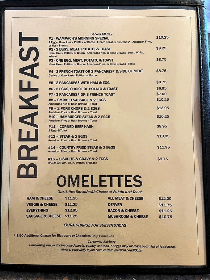 A menu that doesn't need fancy fonts or pretentious descriptions—just honest breakfast combinations that have been fueling Minnesotans through harsh winters and perfect summers alike.