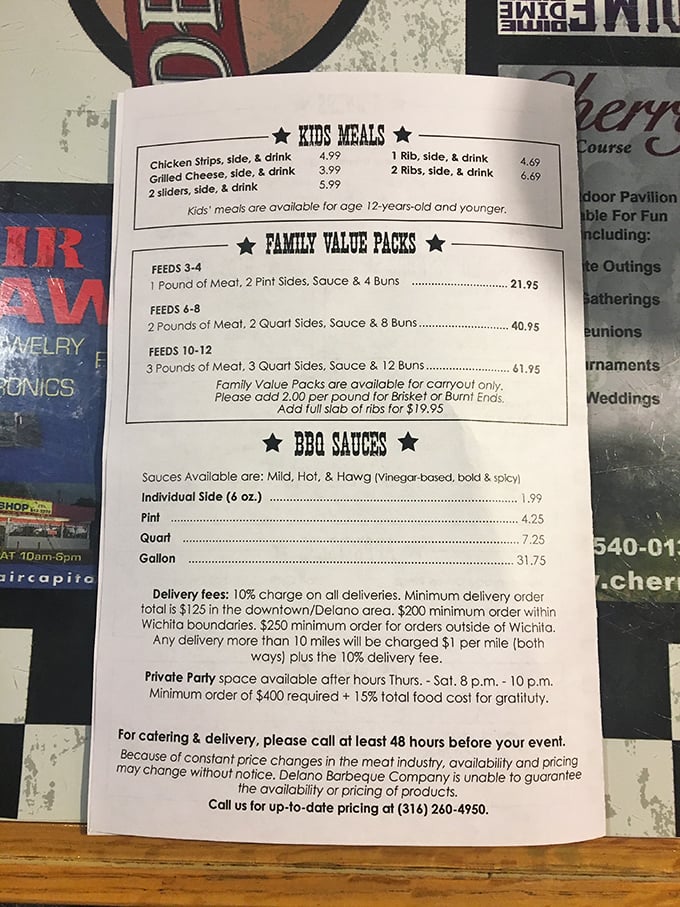 The menu doesn't need fancy descriptions when the food speaks this loudly. Family value packs? That's how you know they mean business.