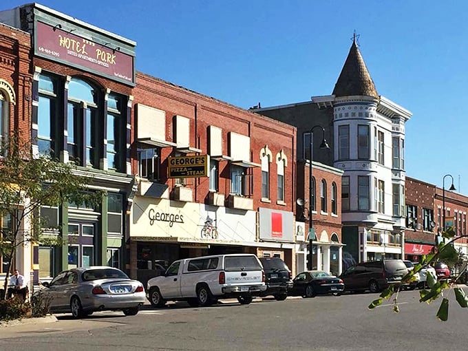Fairfield's storefronts invite you to slow down and browse—when was the last time you weren't rushing through a shopping trip?