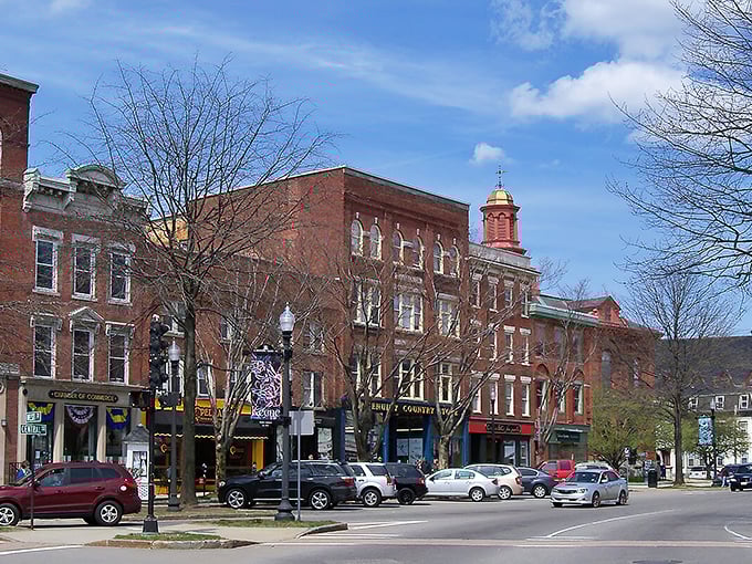 Keene's stately brick church anchors a town square that hasn't forgotten the art of community gathering.